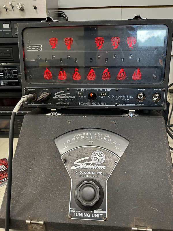 Conn Stroboconn Tuner from the 1950’s WORKS!! Conn 1950’s | Reverb