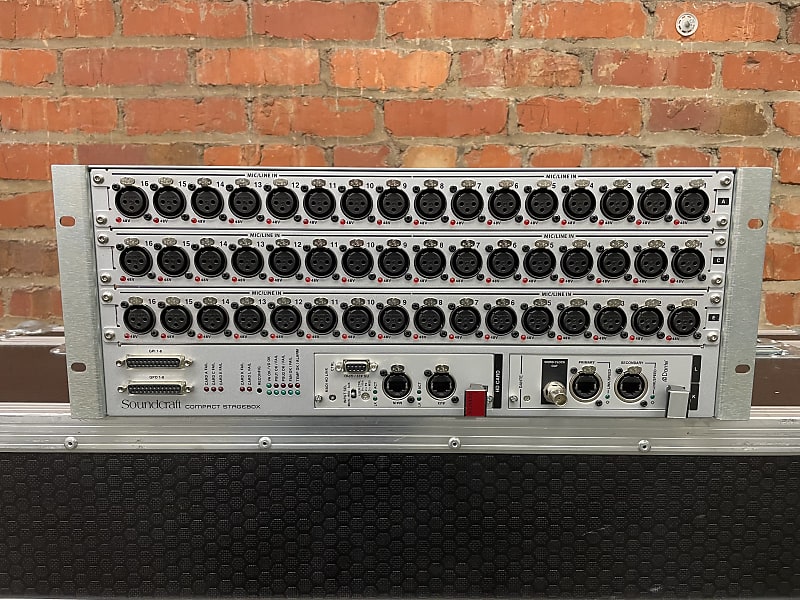 Souncraft Compact Stage Box w/64in X64out Vi Dante Card | Reverb
