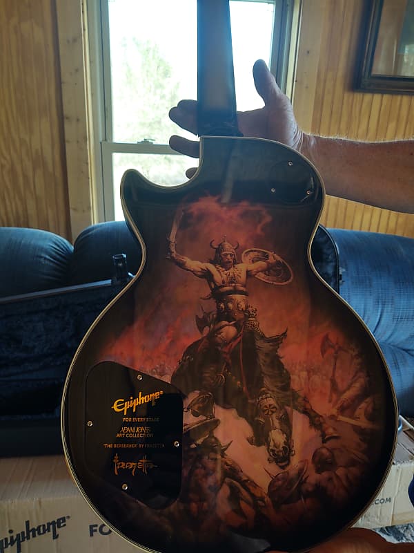 Epiphone Adam Jones Signature Art Series Les Paul Custom | Reverb