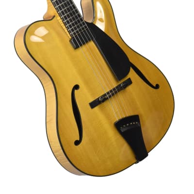 Used Timothy Bram Tribute Arch Top No 8 in Blonde 4-17 | Reverb