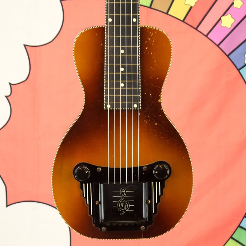 Used Oahu Diana 6 String Lap Steel & Case | Reverb