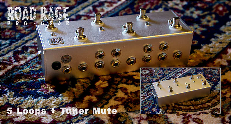 Road Rage 5 Loop + Tuner Mute Staggered Angled Style True | Reverb