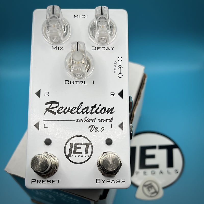Jet Pedals Revelation Reverb V2.0 Non-MIDI 2023 - White | Reverb