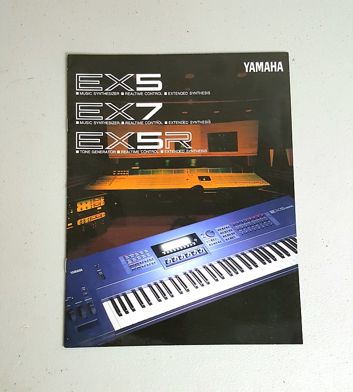 Yamaha EX7 EX5 EX5R Synth Series - Original Brochure! | Reverb