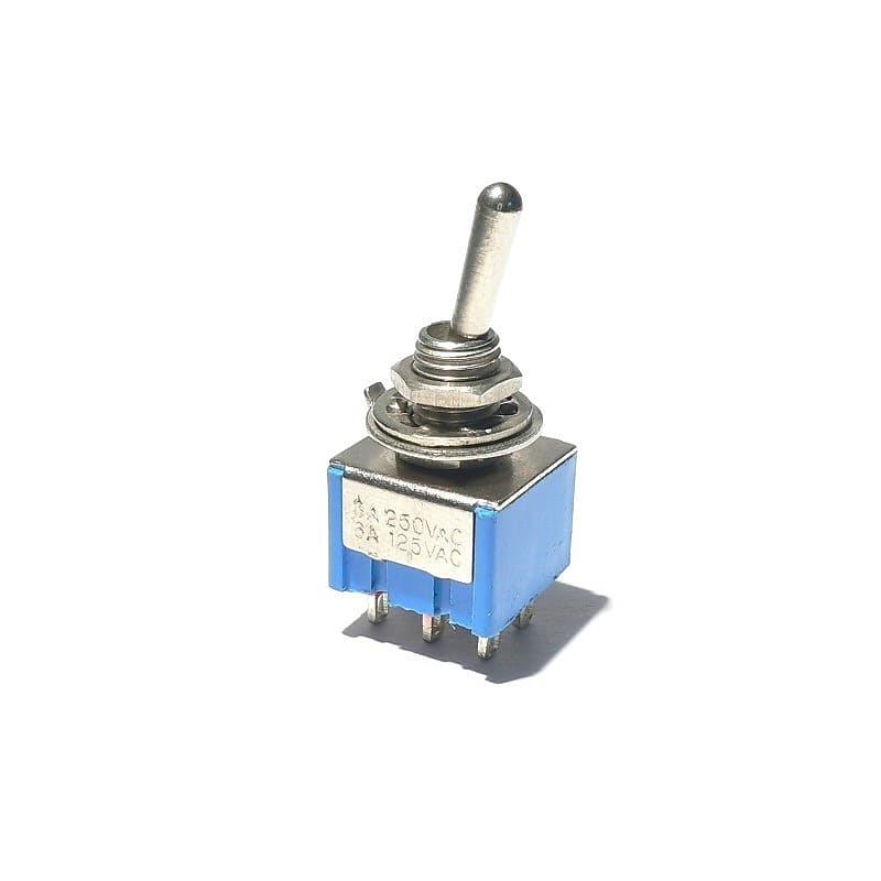 Selector Mini Toggle Switch DPDT 2 posiciones | Reverb