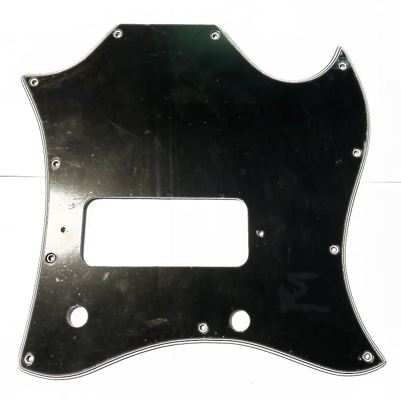Vintage Accurate 5 Ply Black/White Pickguard for 1966-1972 | Reverb