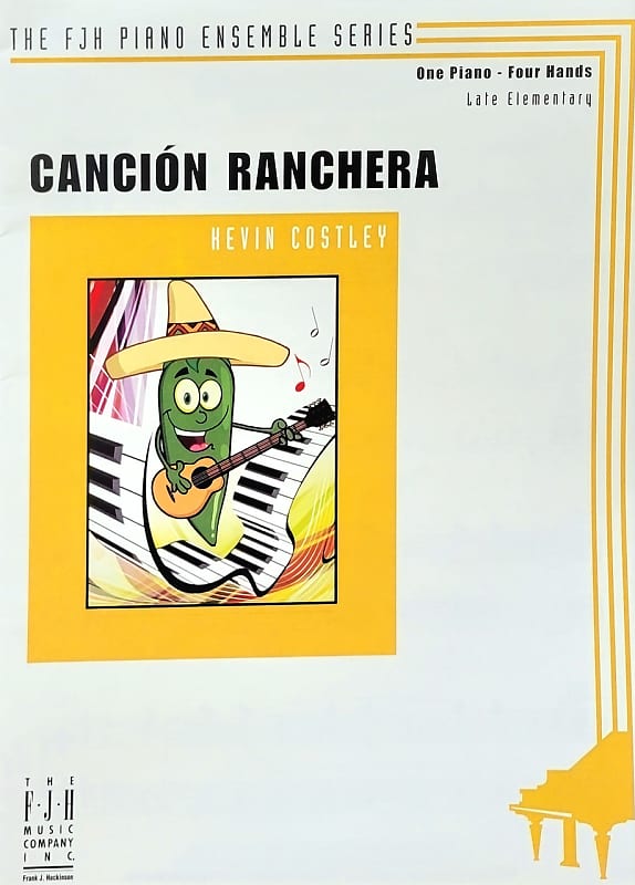 Cancion Ranchera - FJH Piano Ensemble Series - Piano Duet | Reverb