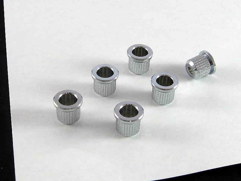 Allparts String Ferrules Set of 6 for String-Through Body | Reverb