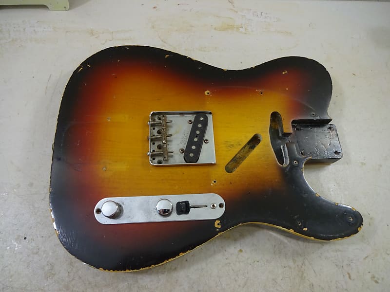 1960 Fender Telecaster Esquire Custom - Sunburst Body & Parts | Reverb