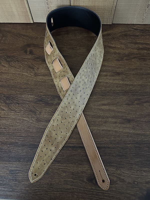 Gecko Leather Works Handmade Leather Guitar/Bass Strap 2024 | Reverb