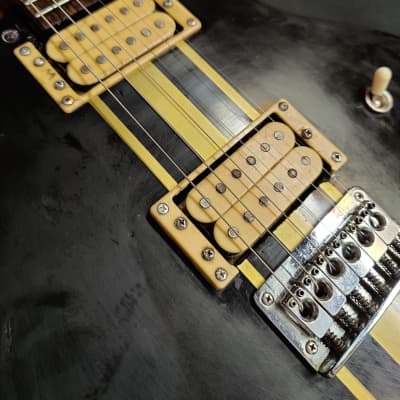 D'Agostino Cort Double Cut 1970s-1980s - Black and Gold Cort | Reverb