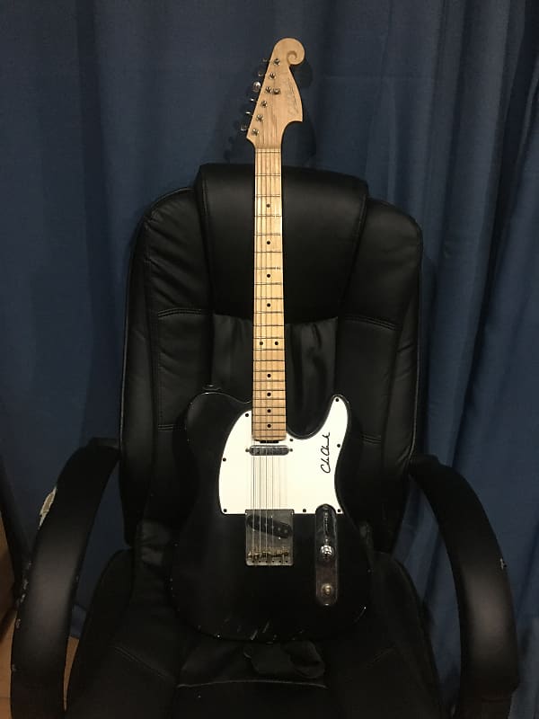 Cole Clark Culprit/Telecaster Black/White pick guard | Reverb