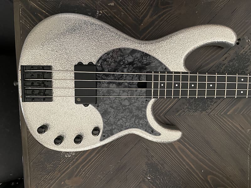 Modulus Flea Bass 2011 Silver sparkle | Reverb