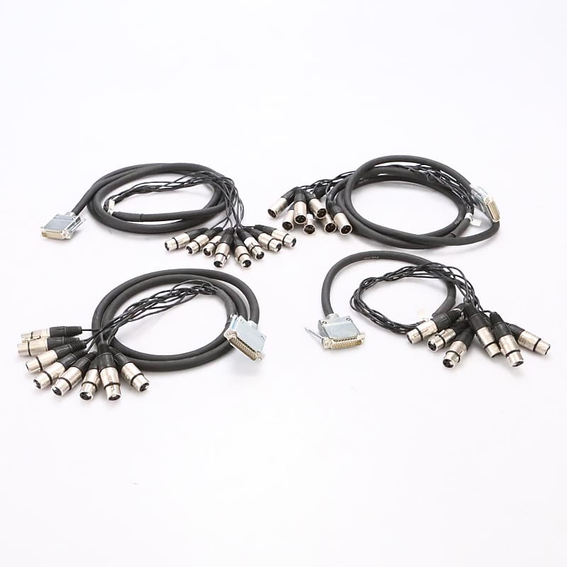 4 Redco TGS-8 8-Channel DB25-XLR Female Male Snake Cables | Reverb