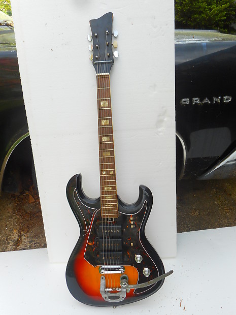 Mosrite Copy Guitar, 1960's, Japan, 3 Pu's, Very | Reverb Australia