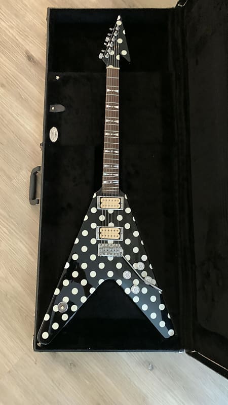 Sandoval Randy Rhoads Personal prototype Flying V Polka Dot | Reverb