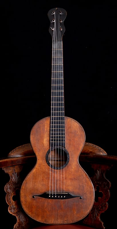 Original 19th Century Early Romantic Guitar (circa. 1850) | Reverb
