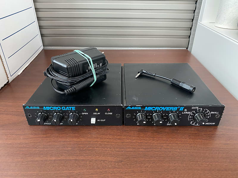 Alesis MicroGate & MicroVerb II Vintage Stereo Gate & Reverb | Reverb