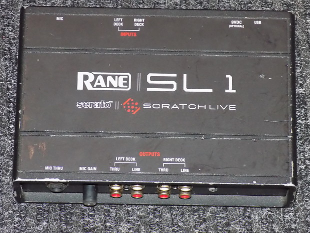 Rane SL1 Serato / Scratch Live DJ Interface Black BOX Only! | Reverb