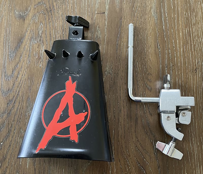 Pearl PCB20 Anarchy Cowbell Tama CBH20 Holder Clamp Free | Reverb
