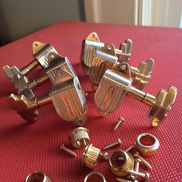Grover Imperial tuners 1960s 1970s Gold original vintage 3x 3 | Reverb