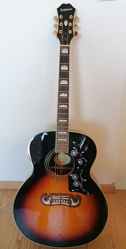 Epiphone EJ 300 VS 2004 - Tobacco Sunburst | Reverb