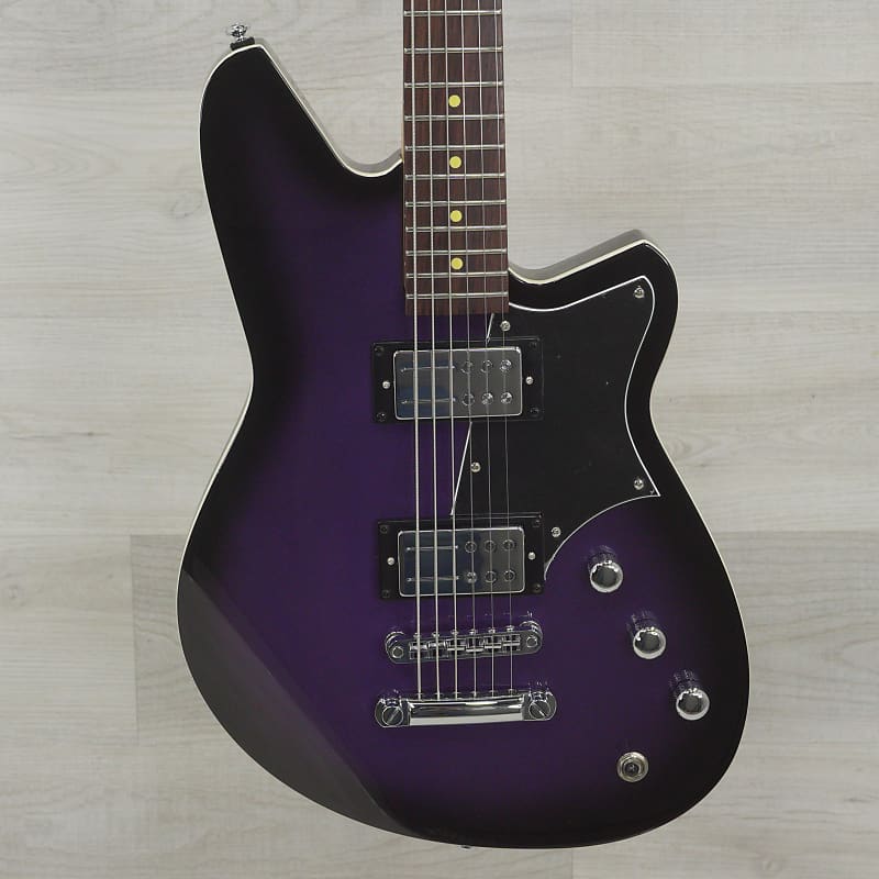 Reverend Descent RA Electric Guitar Purple Burst | Reverb