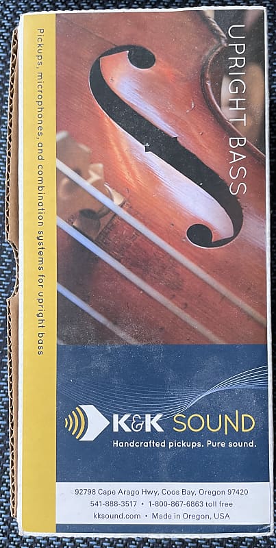 K&K Sound Master Pro Upright Bass dual pickup preamp | Reverb