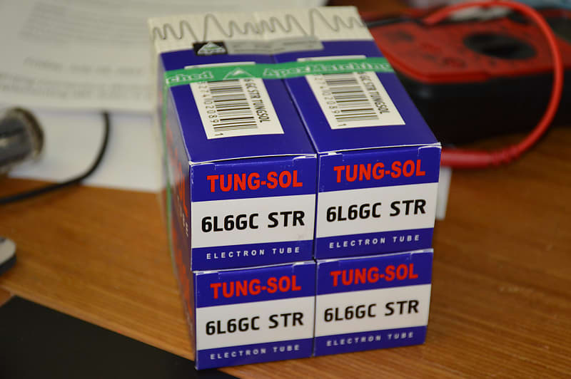 Tung-Sol 6L6GC STR Matched Quad Quartet Power Tubes | Reverb