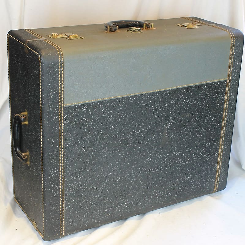 Charcoal Gray Italian Accordion Hard Case 22" x 18.5" x 10" | Reverb