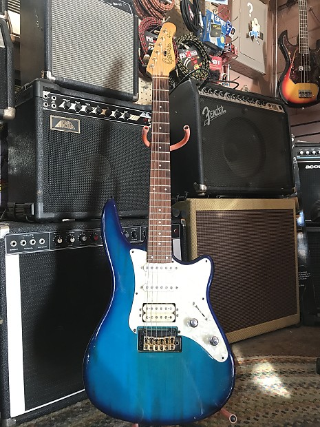 Godin G4000 G Series RARE Model c. 1995 Blue Burst | Reverb