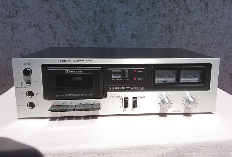 Telefunken TC 400 Hifi Stereo Cassette Deck Vintage Cassette | Reverb