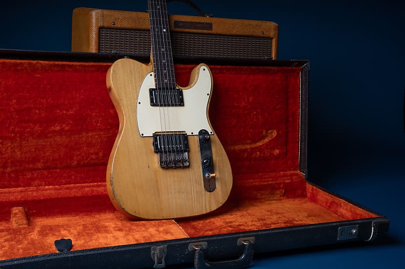 Fender Telecaster 1967 Refin Natural Gibson Patent Sticker | Reverb