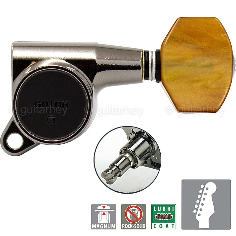 NEW Gotoh SG381-P8 MG MAGNUM LOCK Locking Key Set 6 in line | Reverb