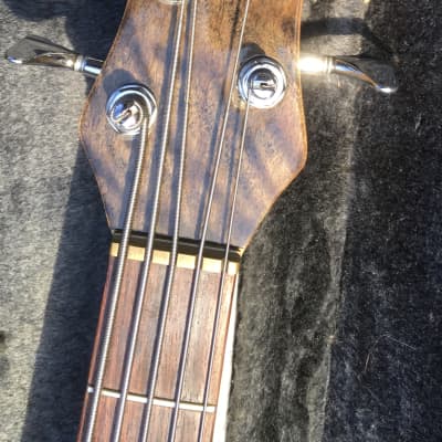 PBC 5 String bass Dave Bunker tension free neck patent | Reverb