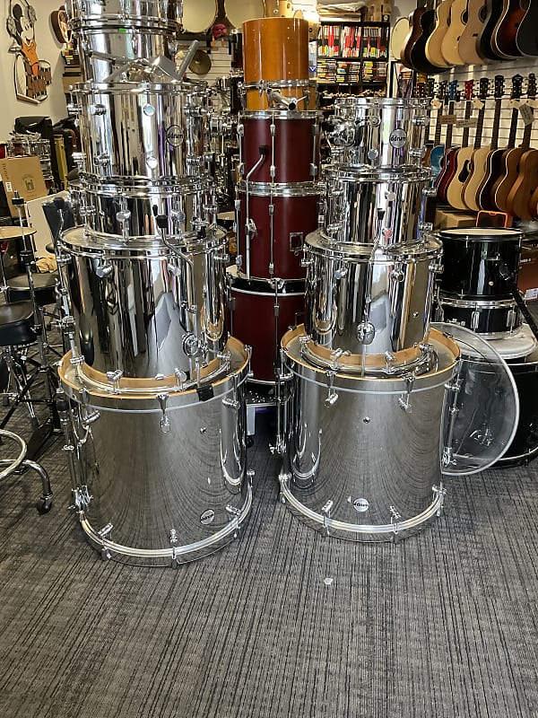 ddrum Reflex - Chrome Double Bass Drum set | Reverb