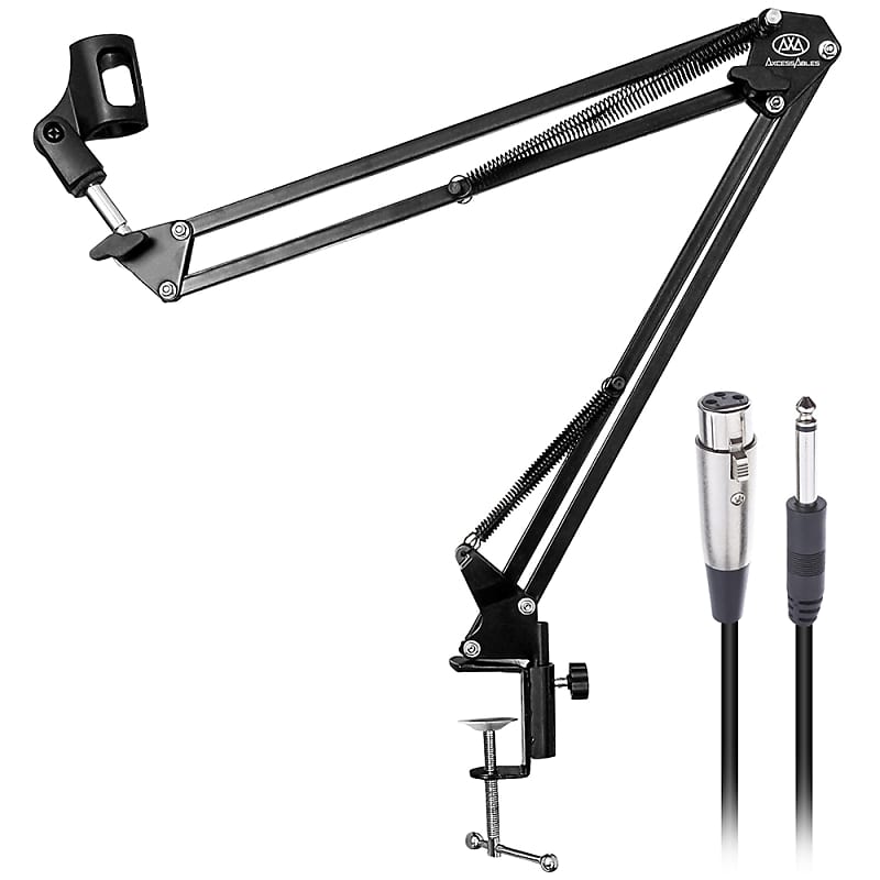 AxcessAbles Desktop Mount Microphone Swivel Boom Arm with | Reverb