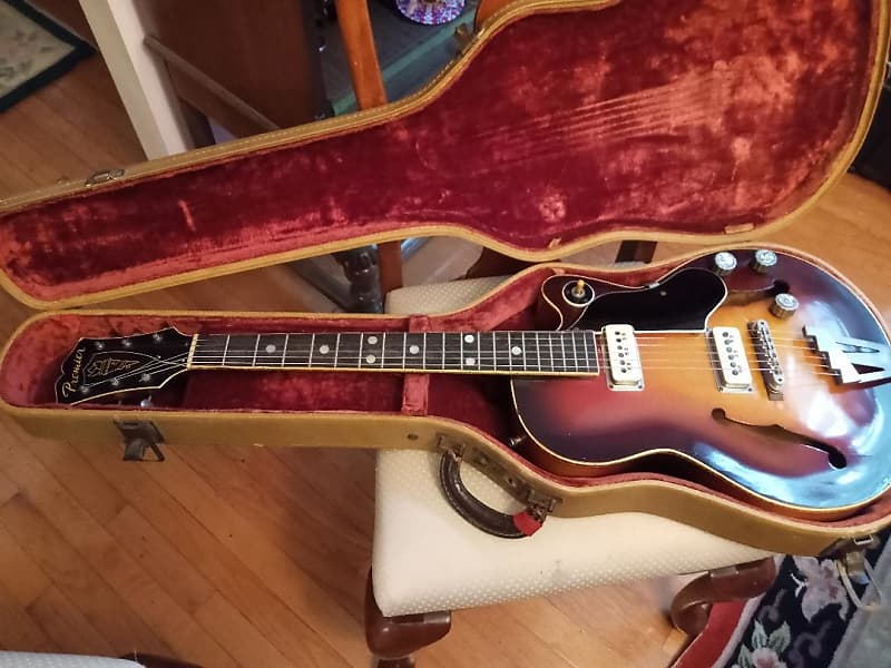 Premier multivox hollow body electric guitar in good | Reverb