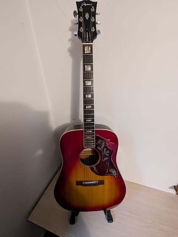 Vintage 1970’s Penco 6 String Acoustic Guitar Model A-330 w/ | Reverb