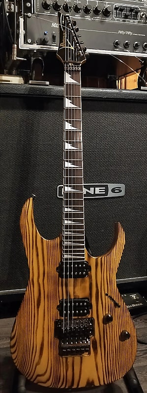 Ibanez RGR 470 F 1995 Burnt Ash Custom Body MIJ | Reverb Australia