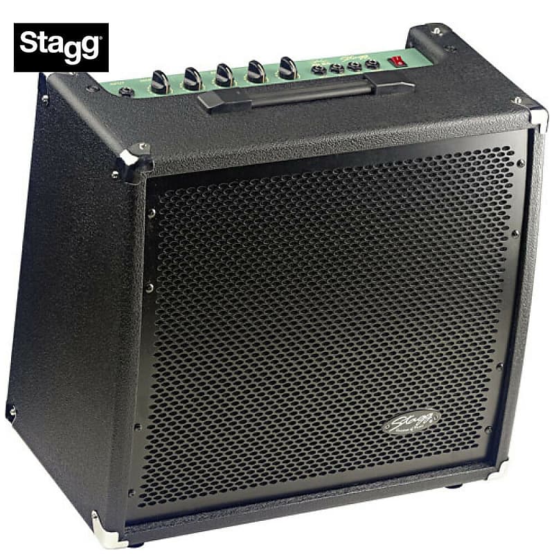 Stagg 60 BA USA Metal Front Grille 60 W RMS Bass Amplifier | Reverb