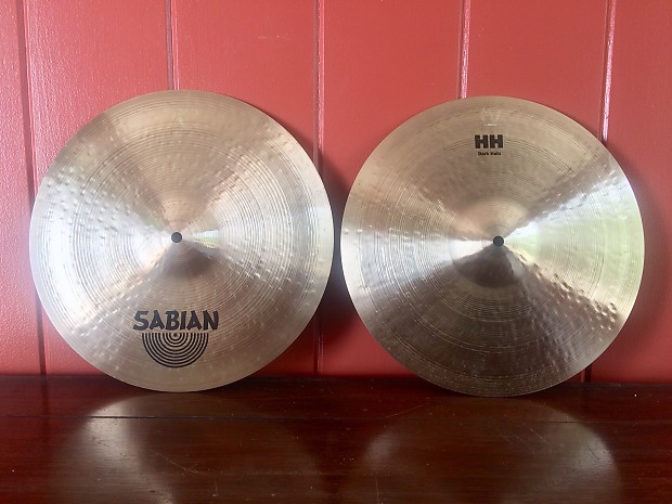 Sabian RARE 15" HH DARK Hi-Hats Custom order remastered | Reverb