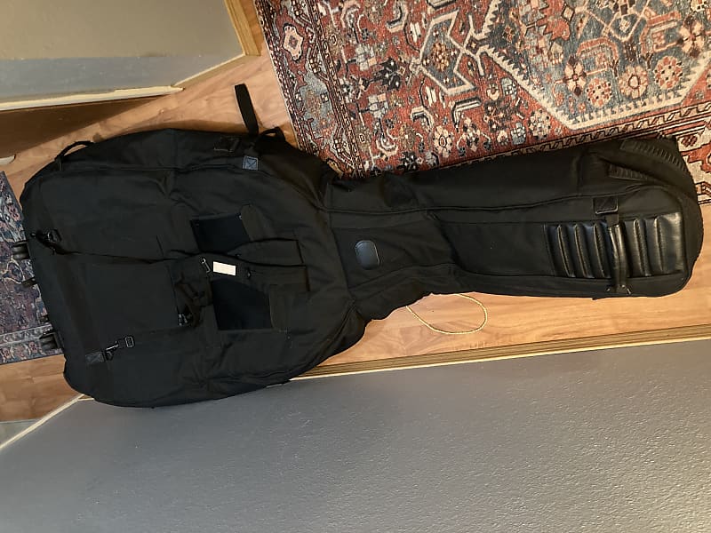 Bellafina Pro Deluxe Heavy Duty 3/4 Bass Bag - Black cordura | Reverb