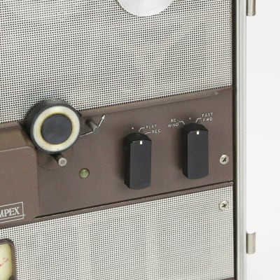 1964 Ampex Model 602 Burgundy Leatherette Portable Analog | Reverb