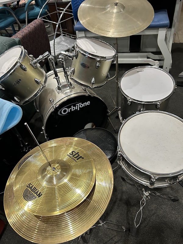 5pc Drum Set w/ Cymbals, hardware | Reverb