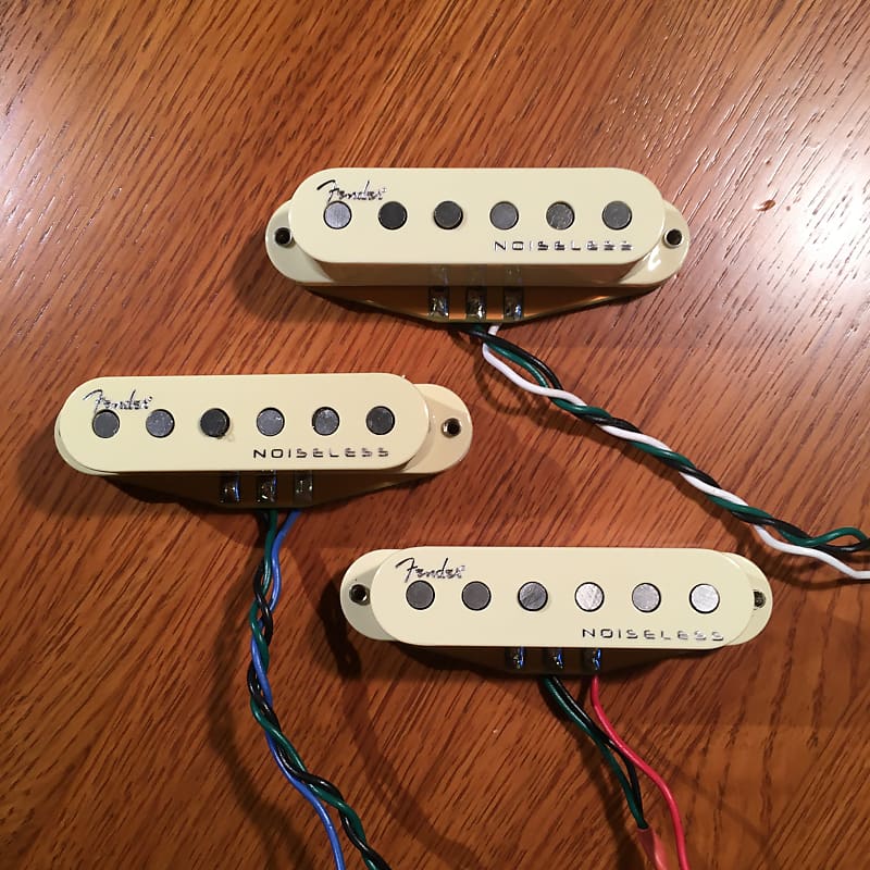 Fender 4th Generation Noiseless Stratocaster Pickup Set | Reverb