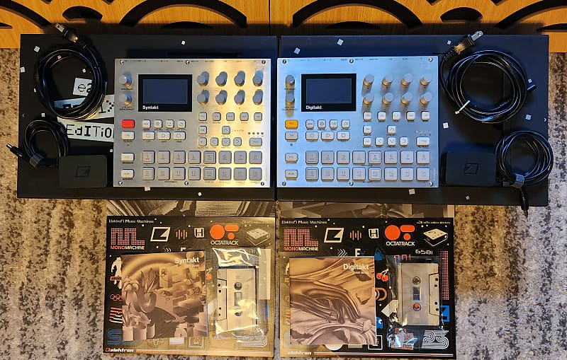 Elektron Syntakt + Digitakt Silver e25 Remix Edition [2024] | Reverb