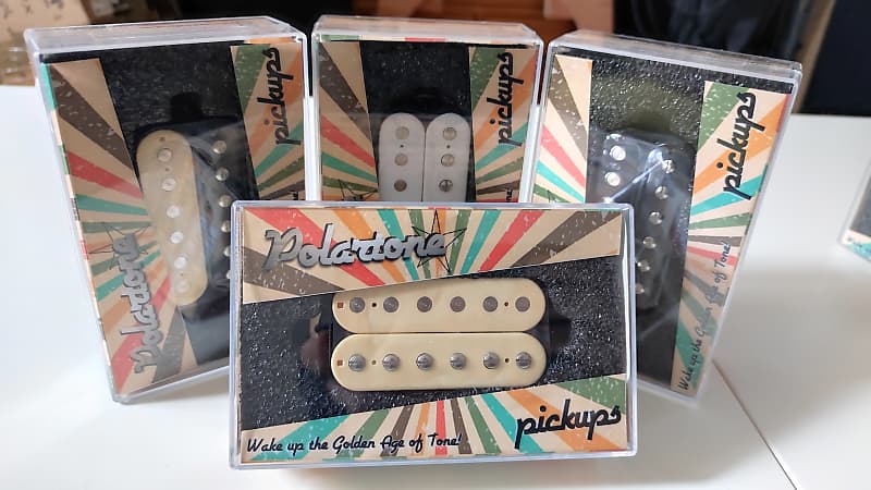 Overwound Polartone Power-Max pickups set | 4 conductors | Reverb