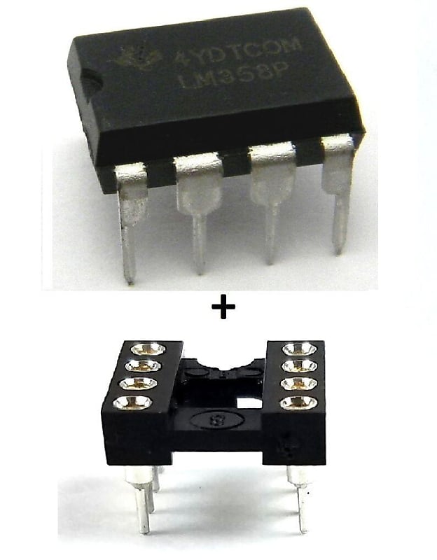 Texas Instruments LM358P LM358N + Sockets - Dual Operational | Reverb