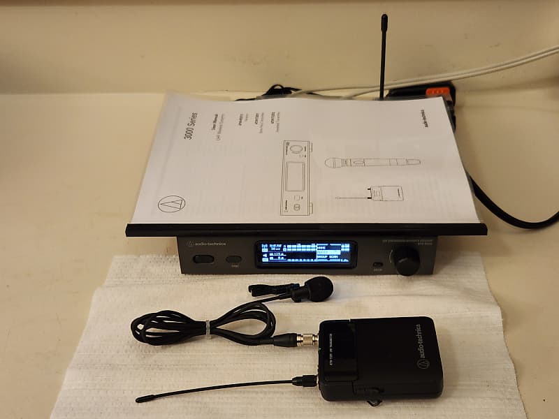 Audio Technica ATW-R3210 UHF Receiver + ATW-T3201 Wireless | Reverb